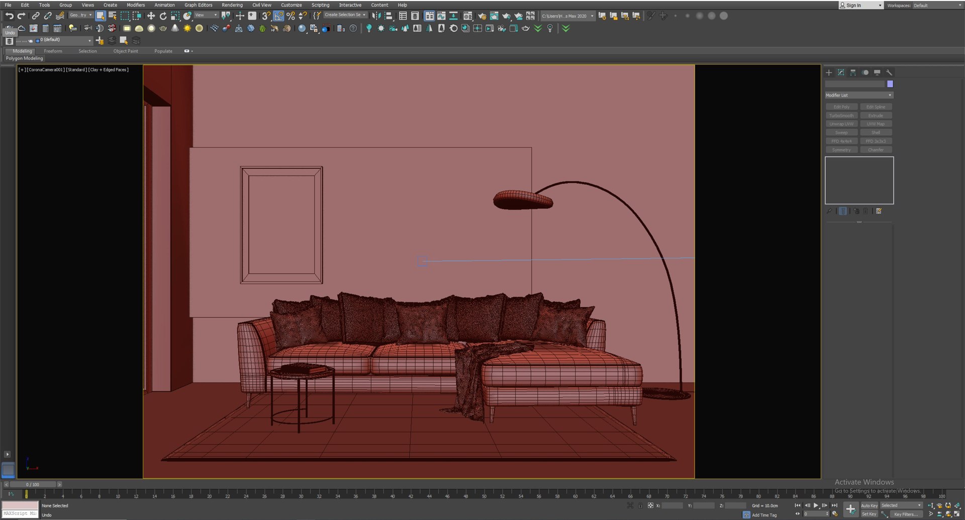 Interior Simple Scene 37 3D Model - TurboSquid 2243115