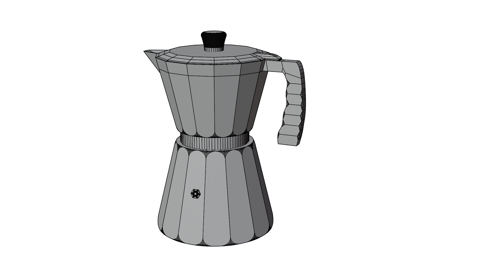 Traditional Coffee Maker 3D Model - TurboSquid 2008416