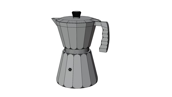 Traditional Coffee Maker 3D model - TurboSquid 2008416