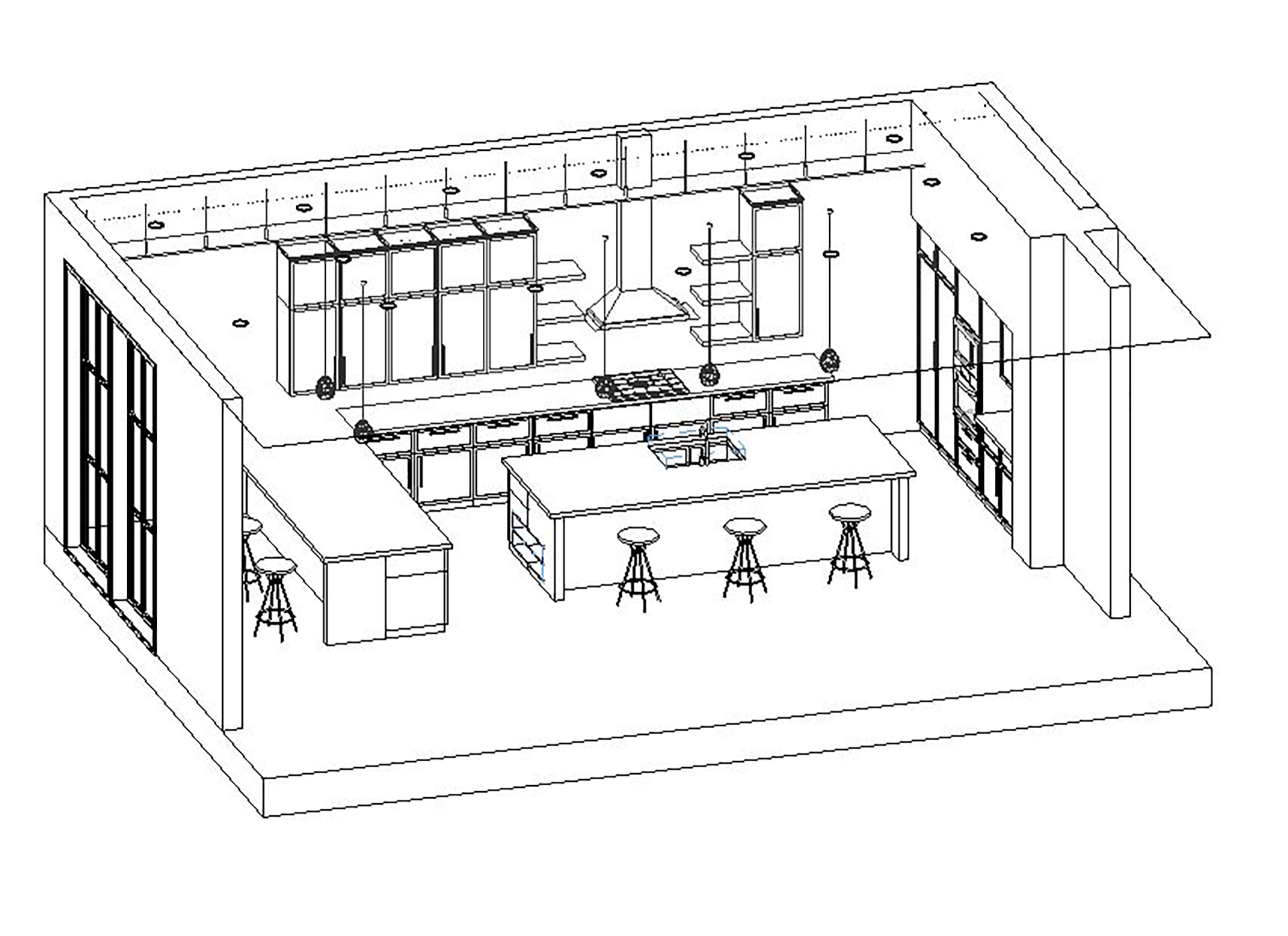 Create kitchen revit parametric model - TurboSquid 1571013