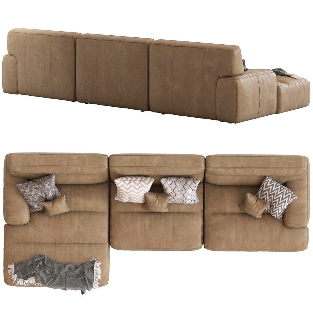 Coco Republic Alvaro Sofa1 3D Model - TurboSquid 2184179