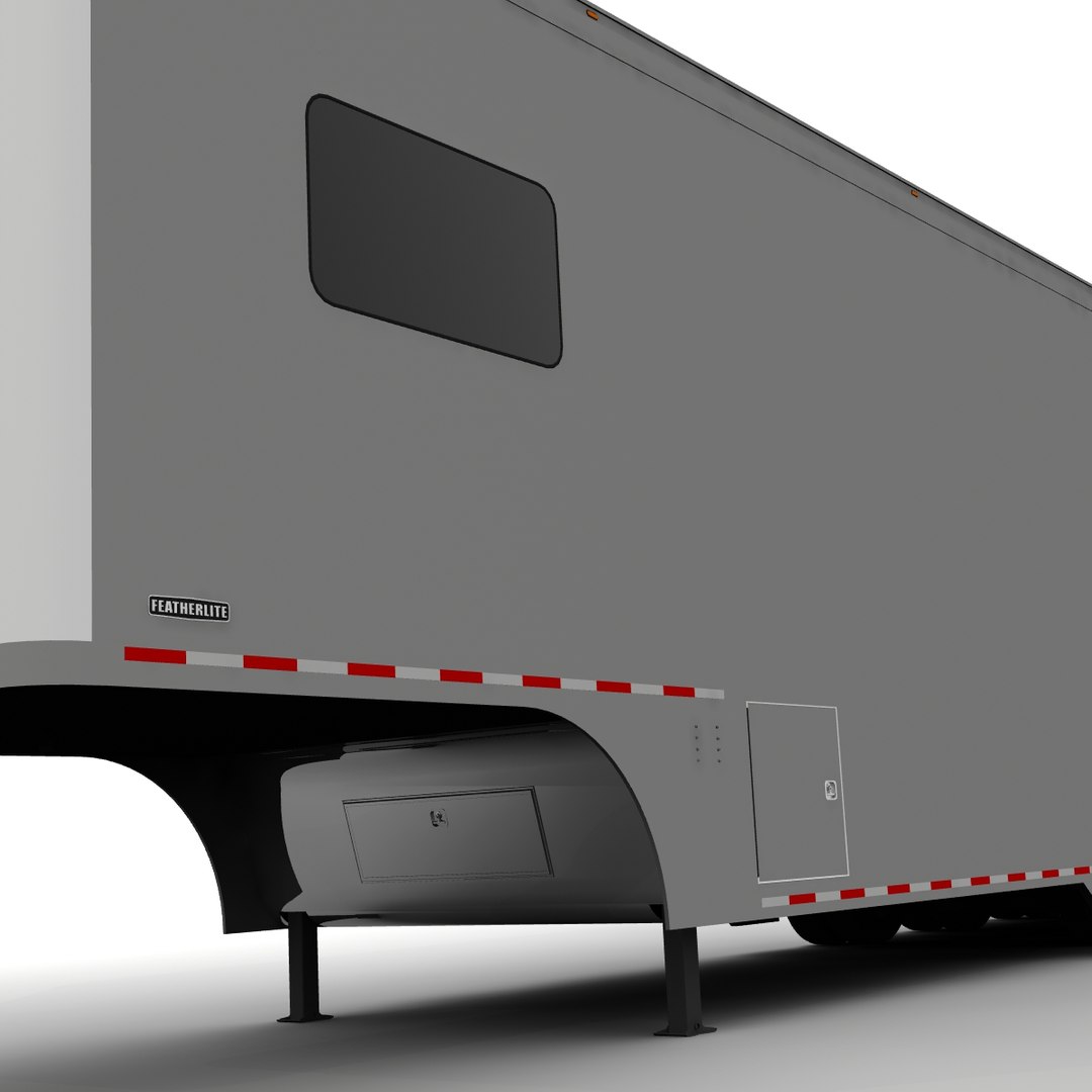 Featherlite Race Hauler 3D Model - TurboSquid 1414715