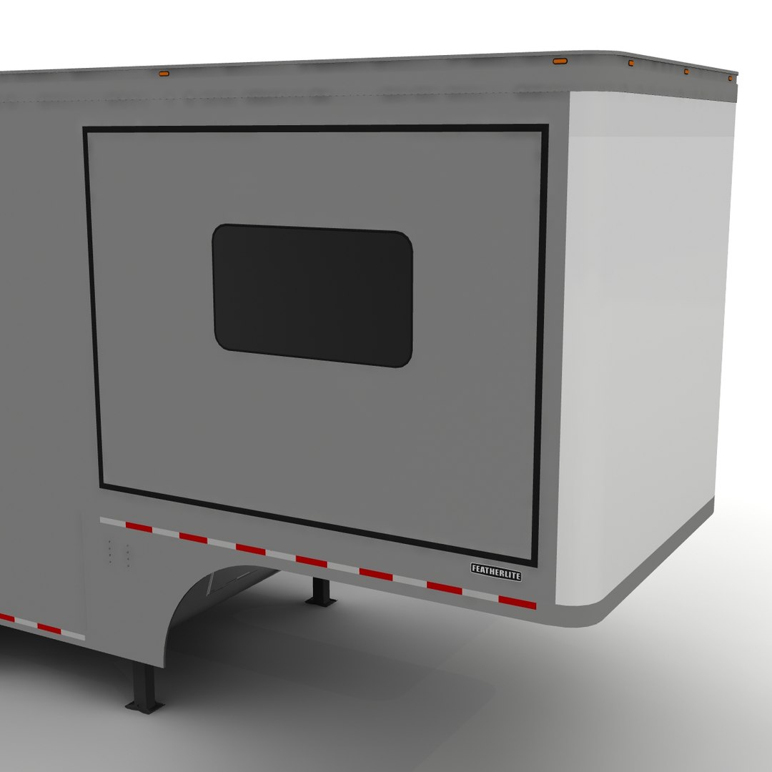 Featherlite Race Hauler 3D Model - TurboSquid 1414715