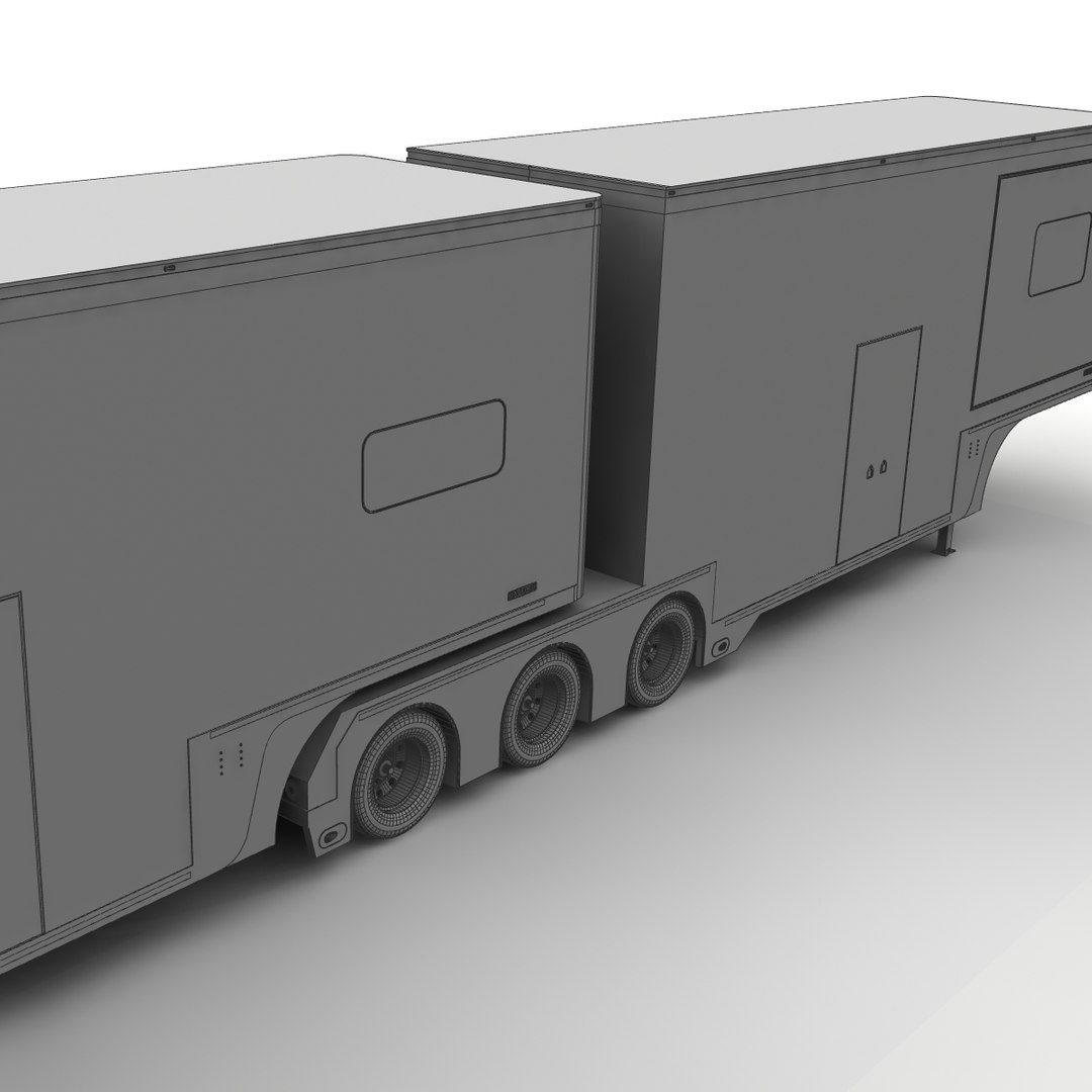 Featherlite Race Hauler 3D Model - TurboSquid 1414715