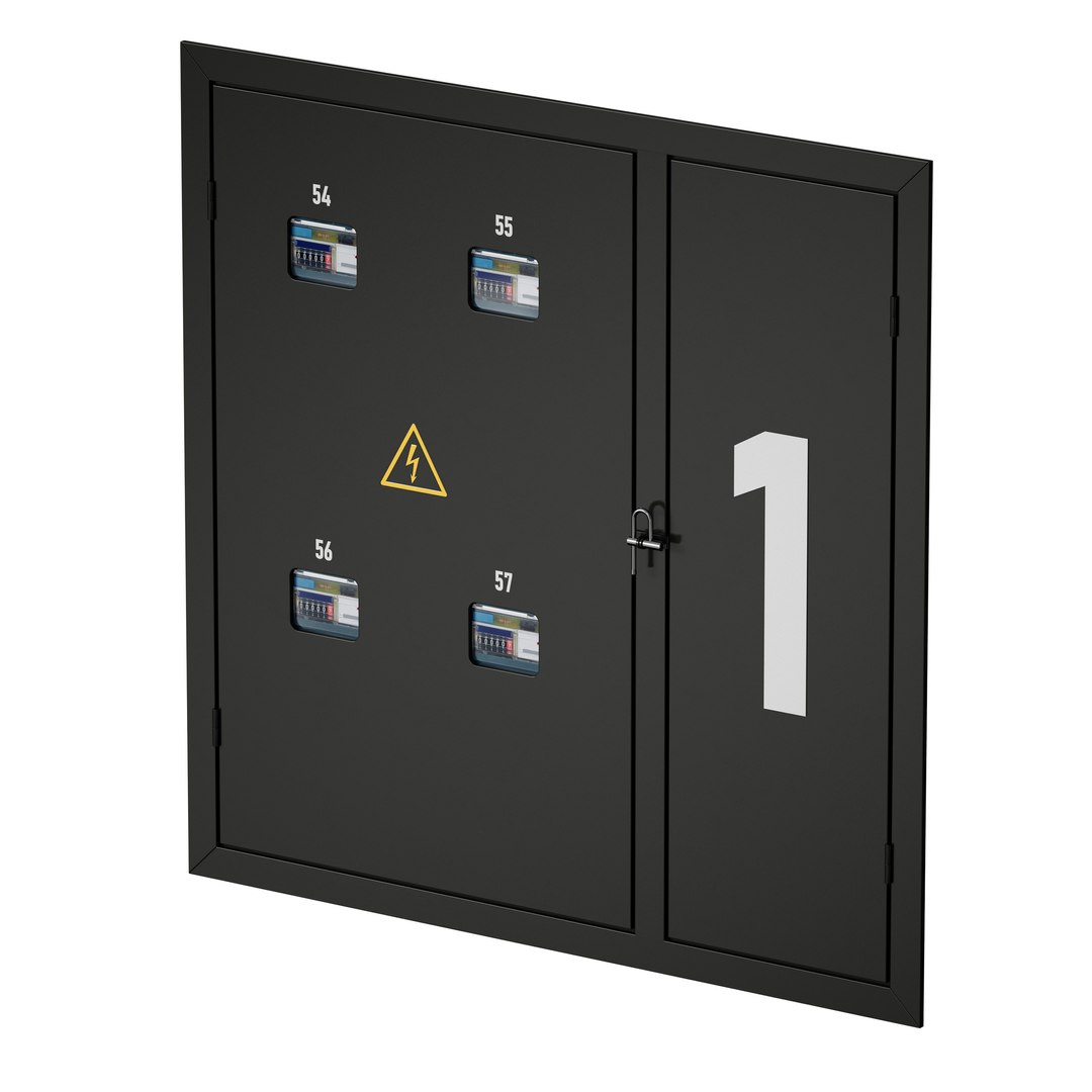 3D Access Electrical Panel Model - TurboSquid 2239534