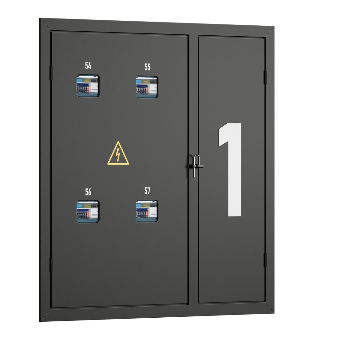 3D Access Electrical Panel Model - TurboSquid 2239534