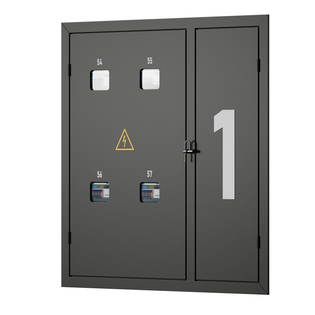 3D Access Electrical Panel Model - TurboSquid 2239534