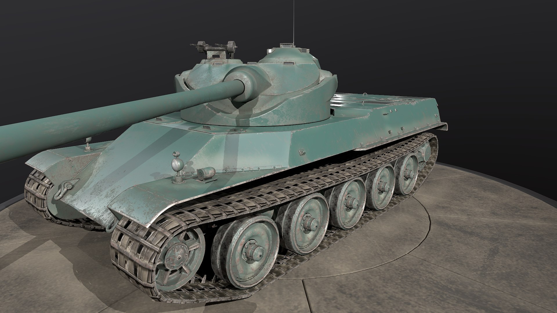 3D Amx-50 - TurboSquid 1521461