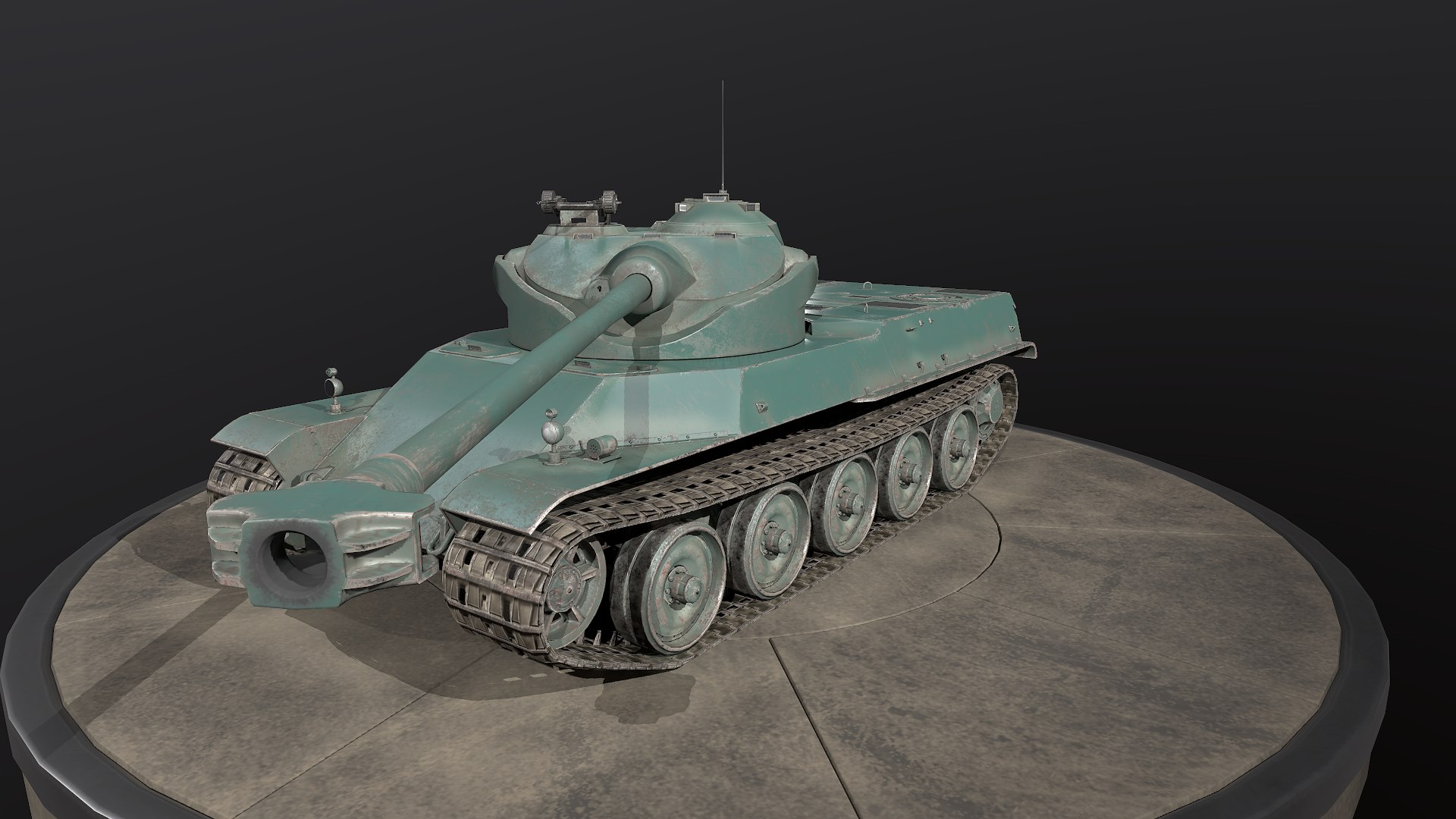 3D Amx-50 - TurboSquid 1521461