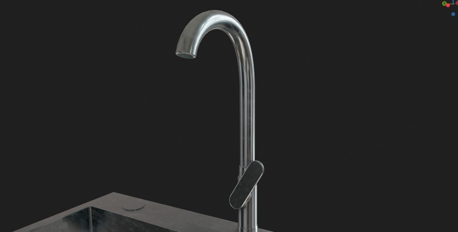 3D Kitchen Sink model - TurboSquid 1726436