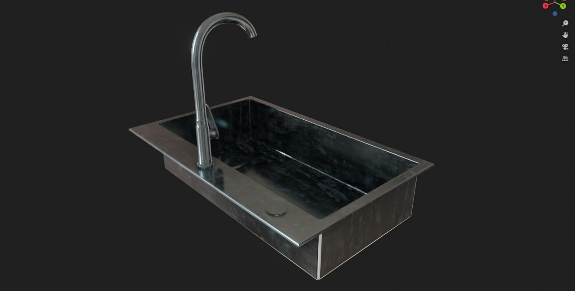 3D Kitchen Sink model - TurboSquid 1726436
