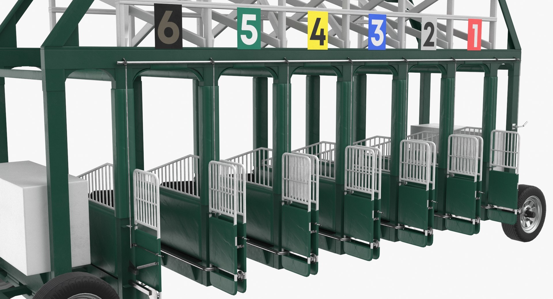 3D Horse Racing Starting Gates - TurboSquid 1637732