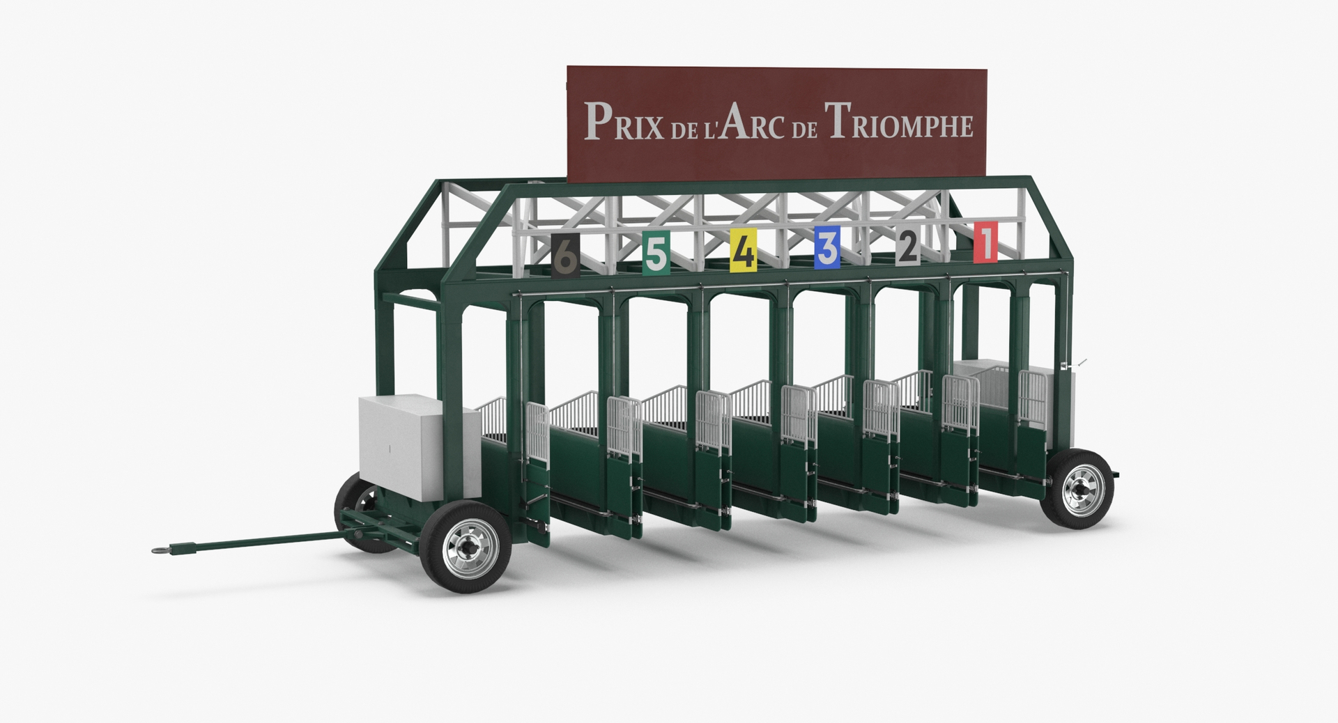 3D Horse Racing Starting Gates - TurboSquid 1637732