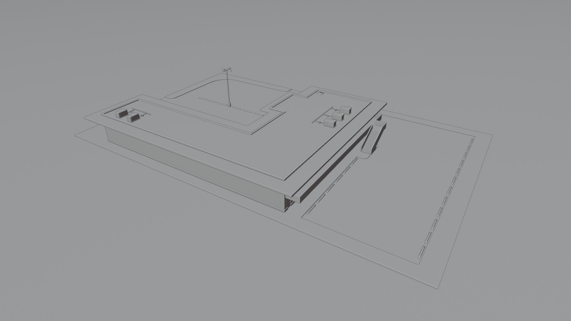 3D Retro Motel Scene with 4K Textures model - TurboSquid 1960331