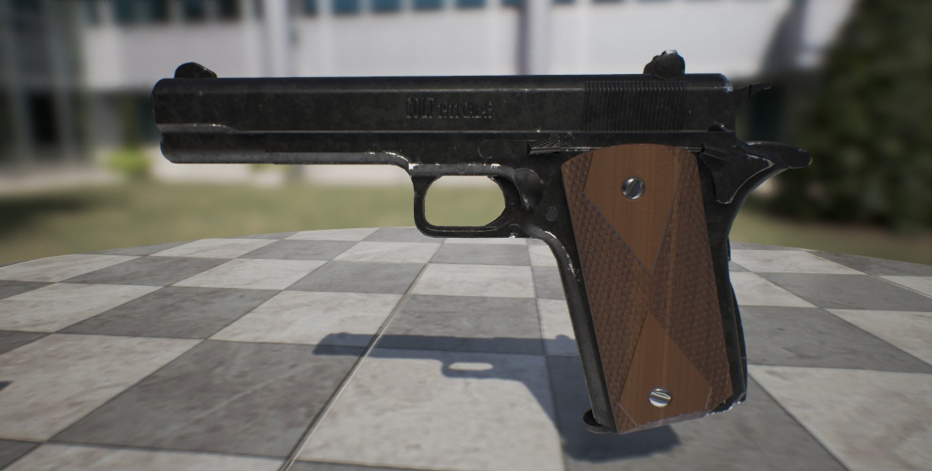 3D Model Gun Pbr Ue4 - TurboSquid 1266714