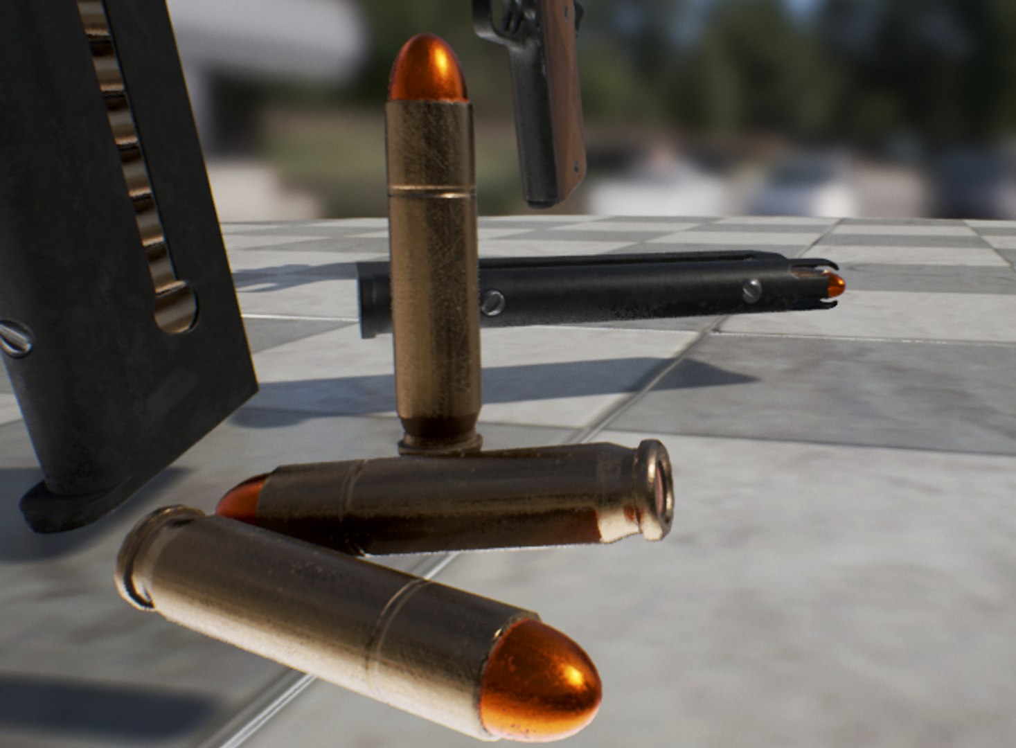 3D Model Gun Pbr Ue4 - TurboSquid 1266714