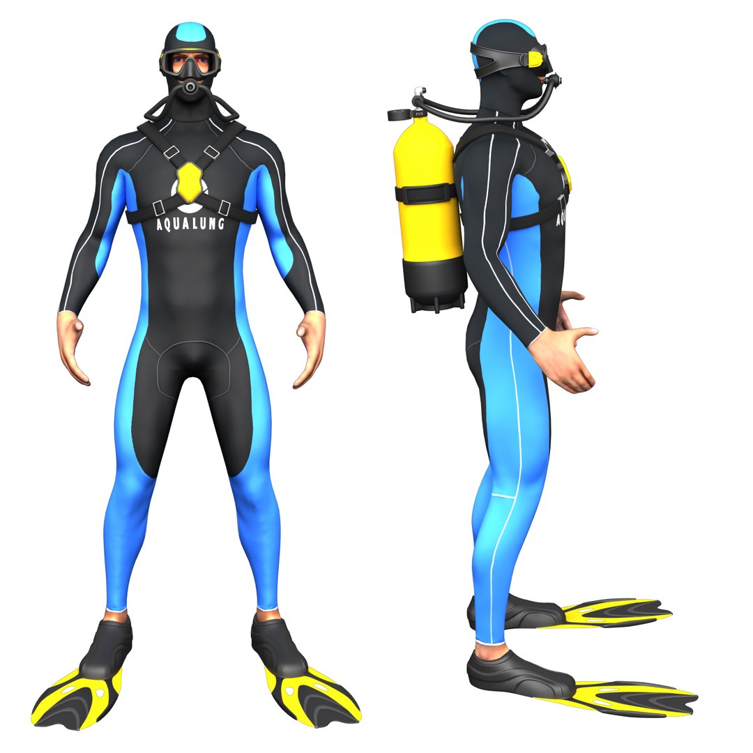 Diver 3D Model | 1148712 | TurboSquid