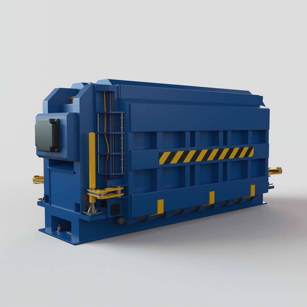 3D press machine car model - TurboSquid 1537686