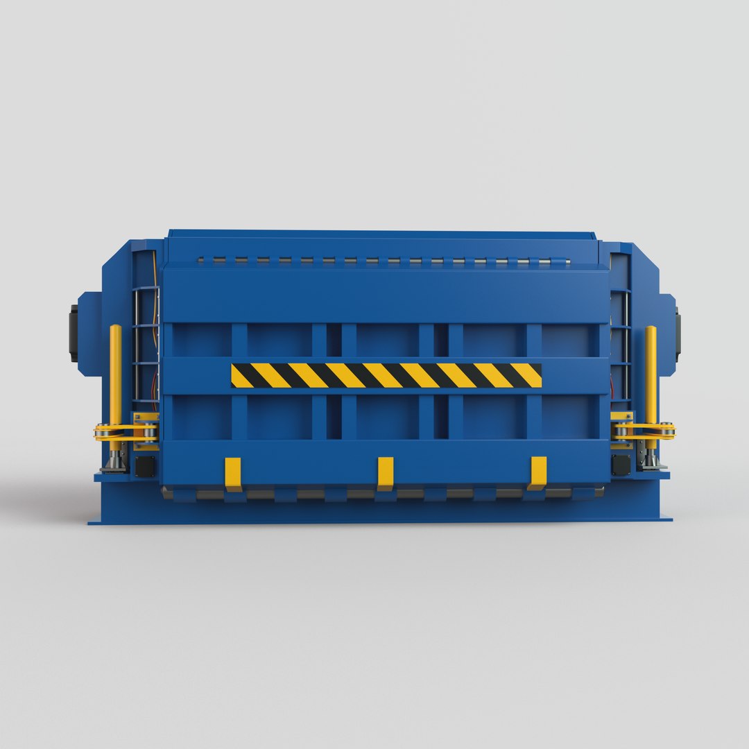 3D press machine car model - TurboSquid 1537686