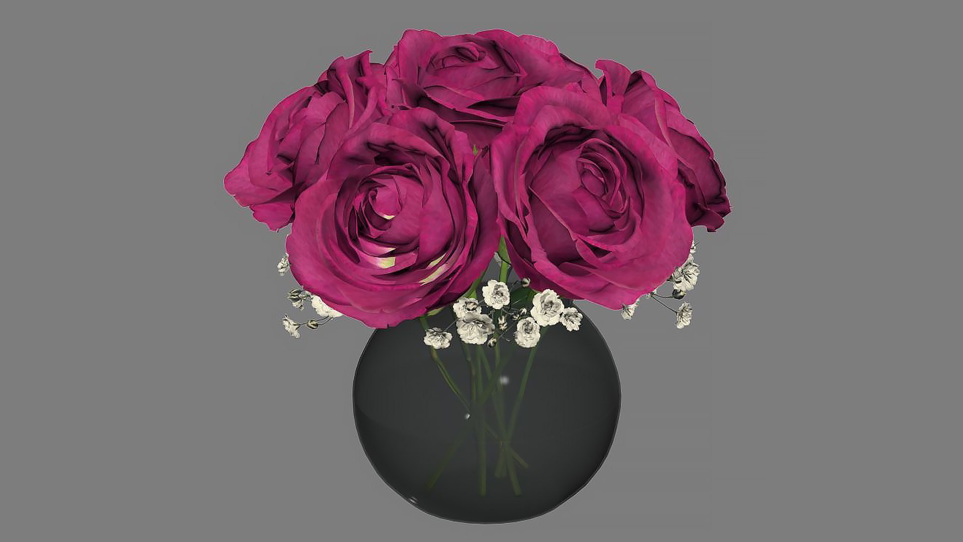 Roses 3D Model - TurboSquid 1828666