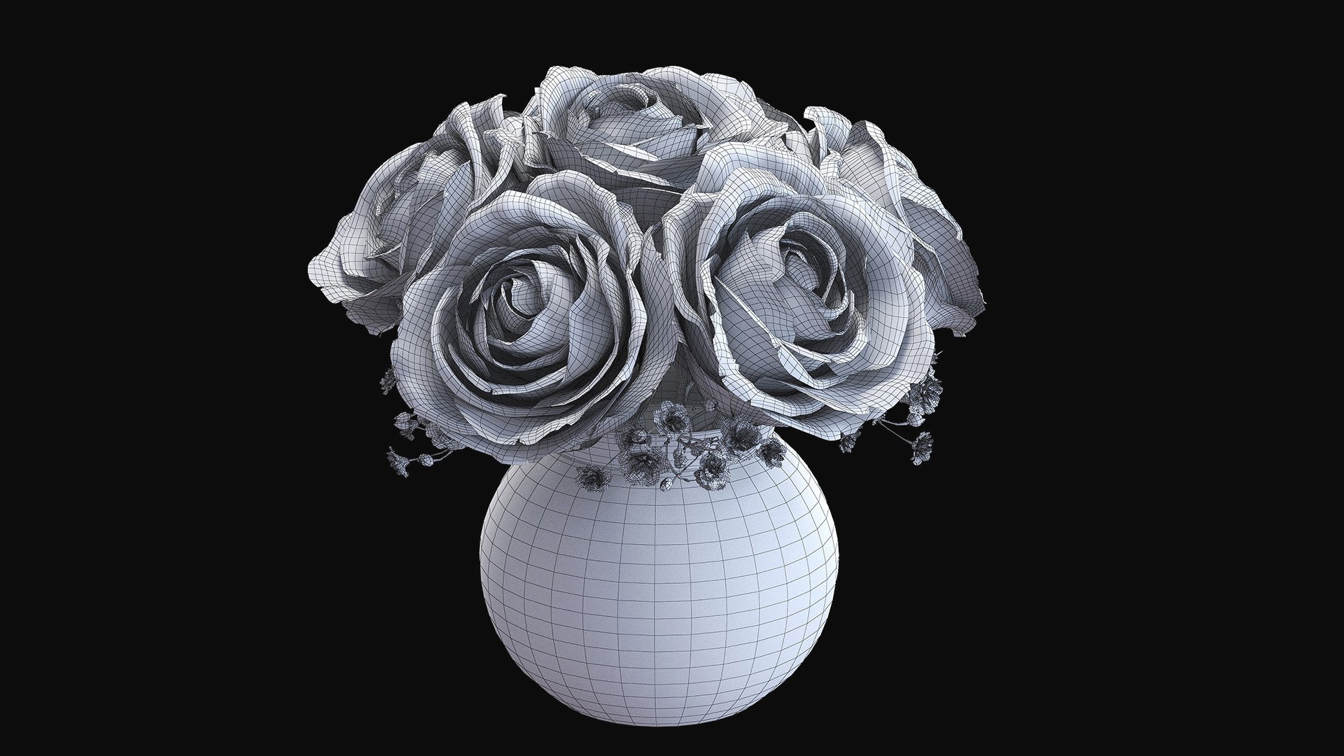 Roses 3D Model - TurboSquid 1828666