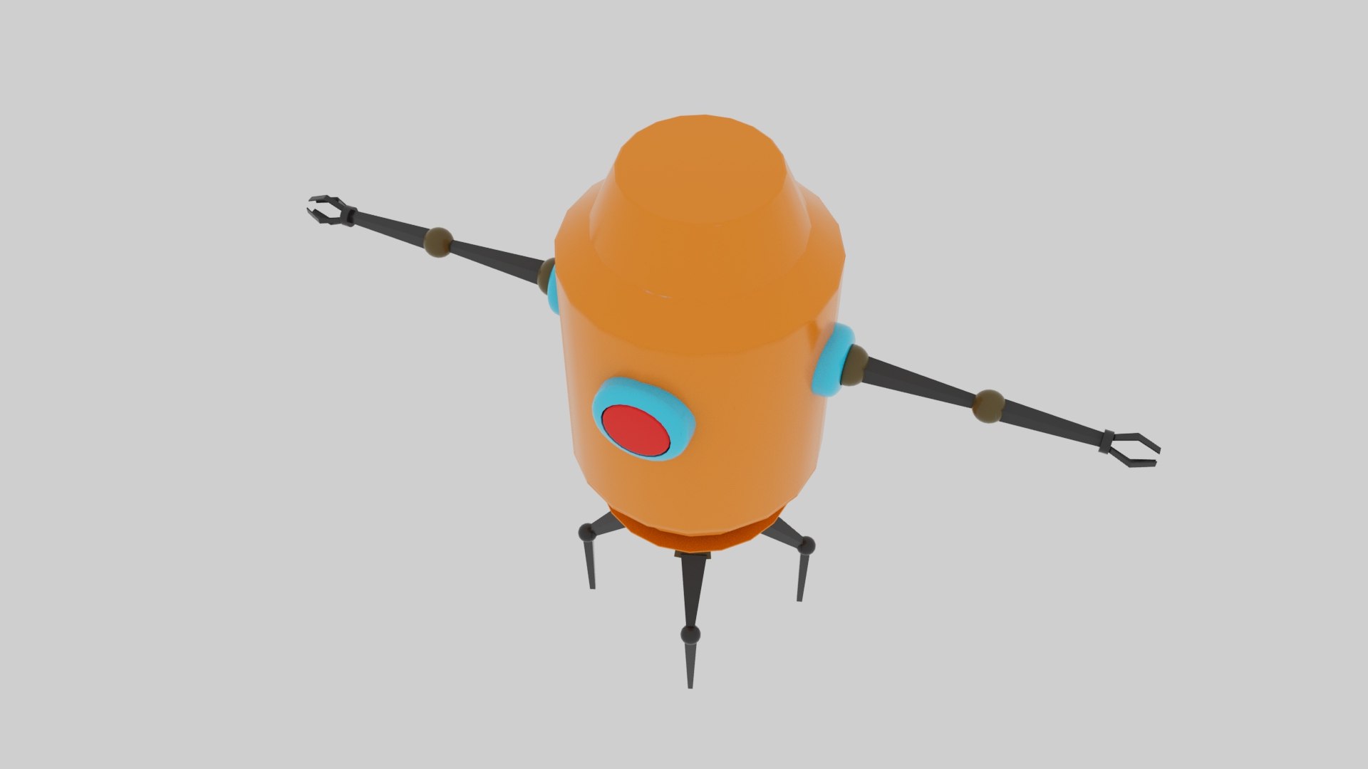 Low Poly Rigid 3D Robot - Modular Sci-Fi Mech 3D Model - TurboSquid 2382540