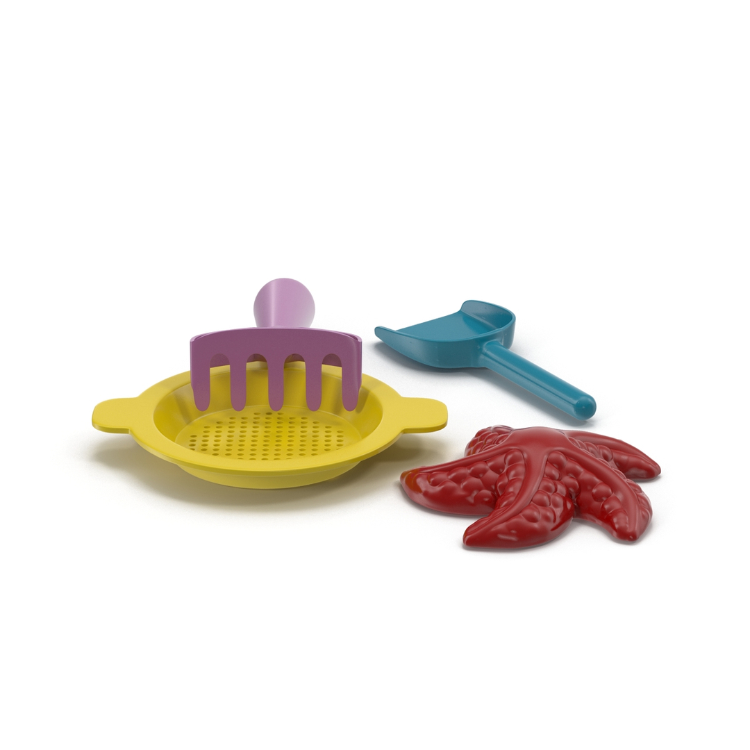 sand toys 2 modeled 3d 3ds