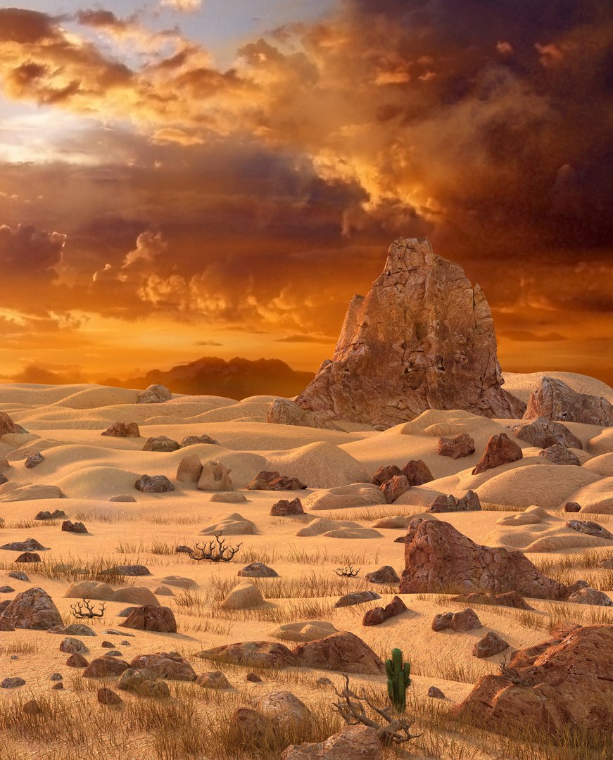 3D Environment Sun Sunset Model - TurboSquid 1360758