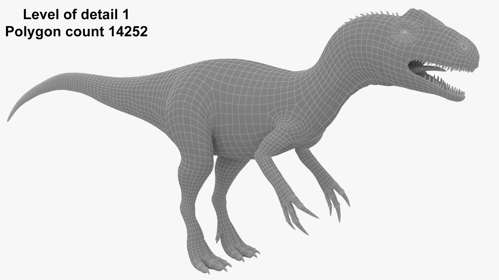 3D Model Dinosaur Allosaurus - TurboSquid 1573255