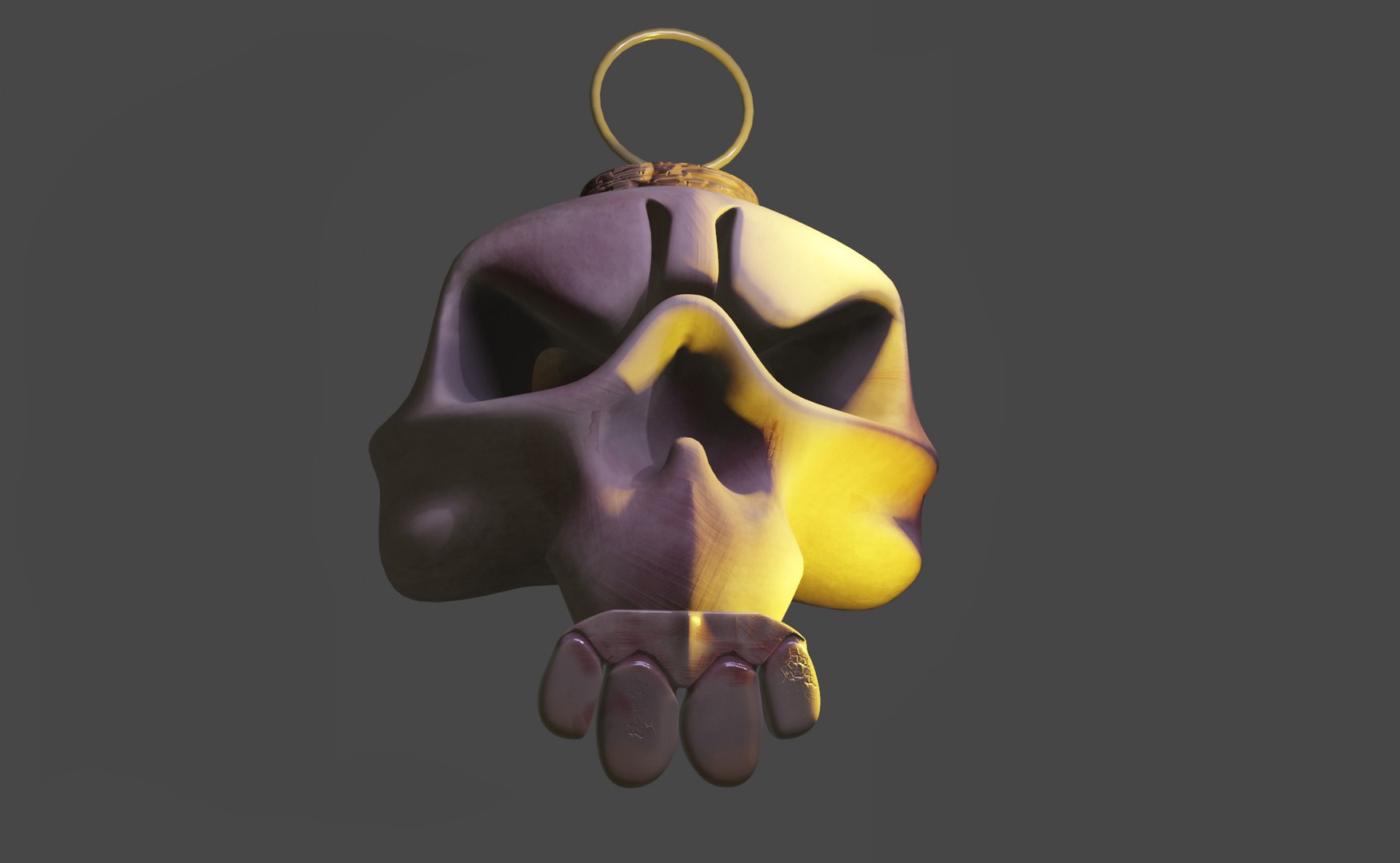 Stylized Skull Trinket 3D - TurboSquid 2087705