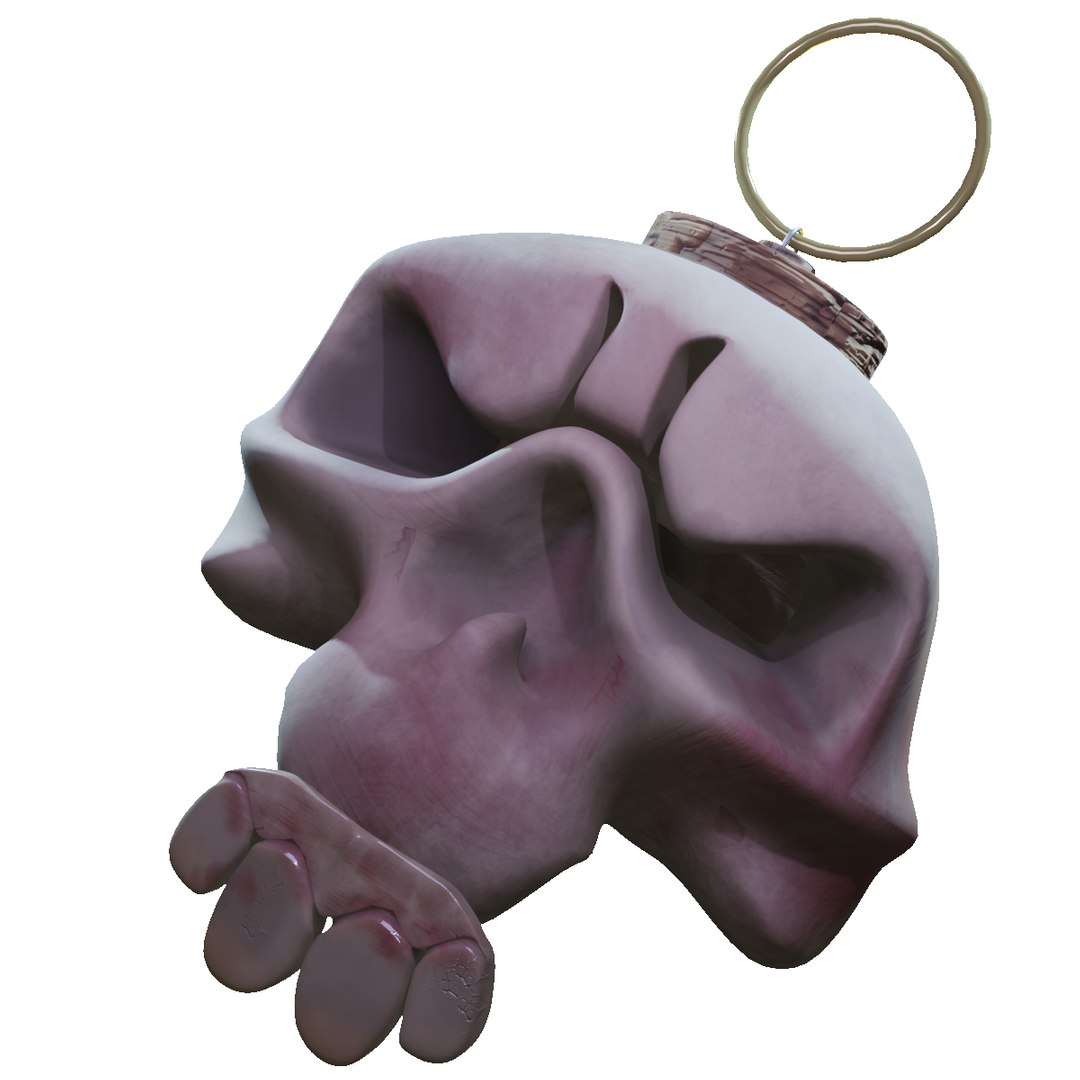 Stylized Skull Trinket 3D - TurboSquid 2087705