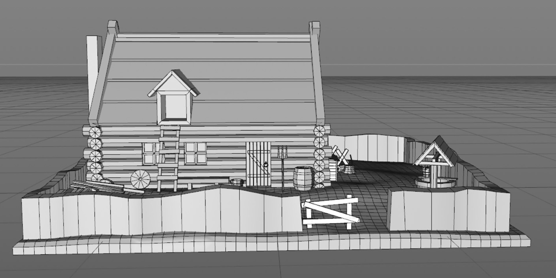 Low Poly Medieval Hut 3D Model - TurboSquid 2027592