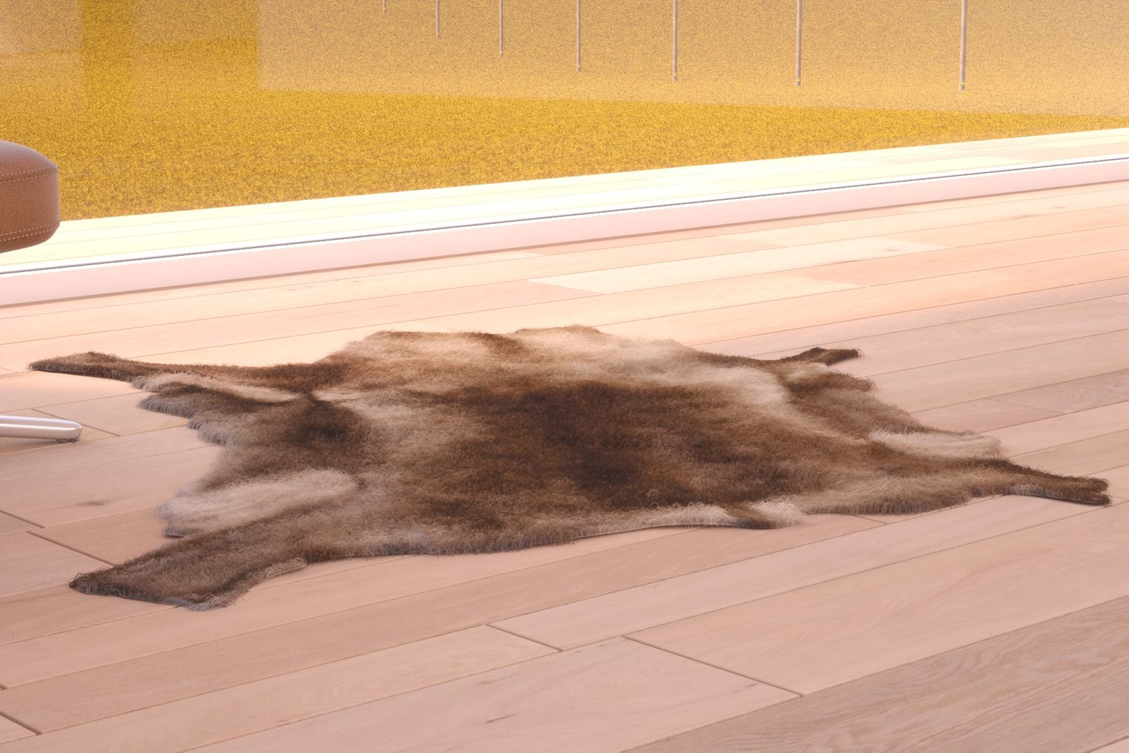 3d Reindeer Rug