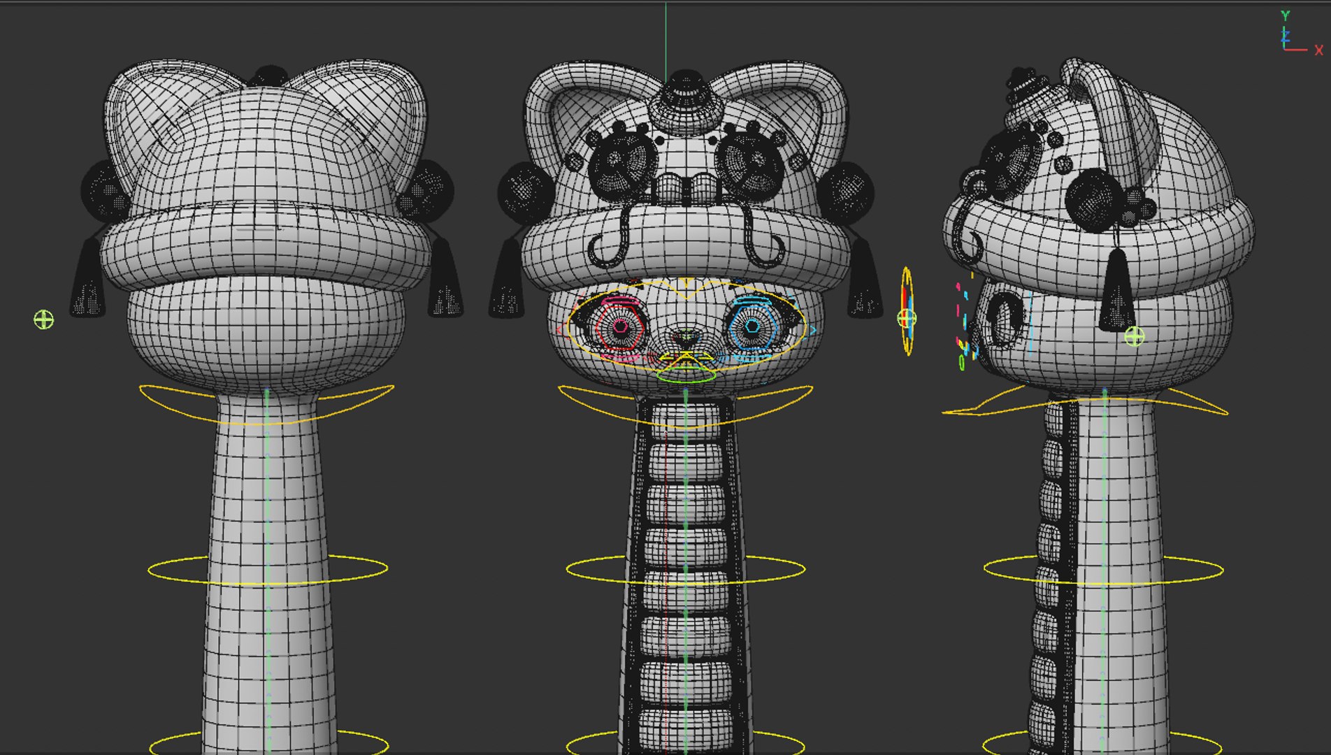 Rigged Cartoon Snake 3D Model - TurboSquid 2232582