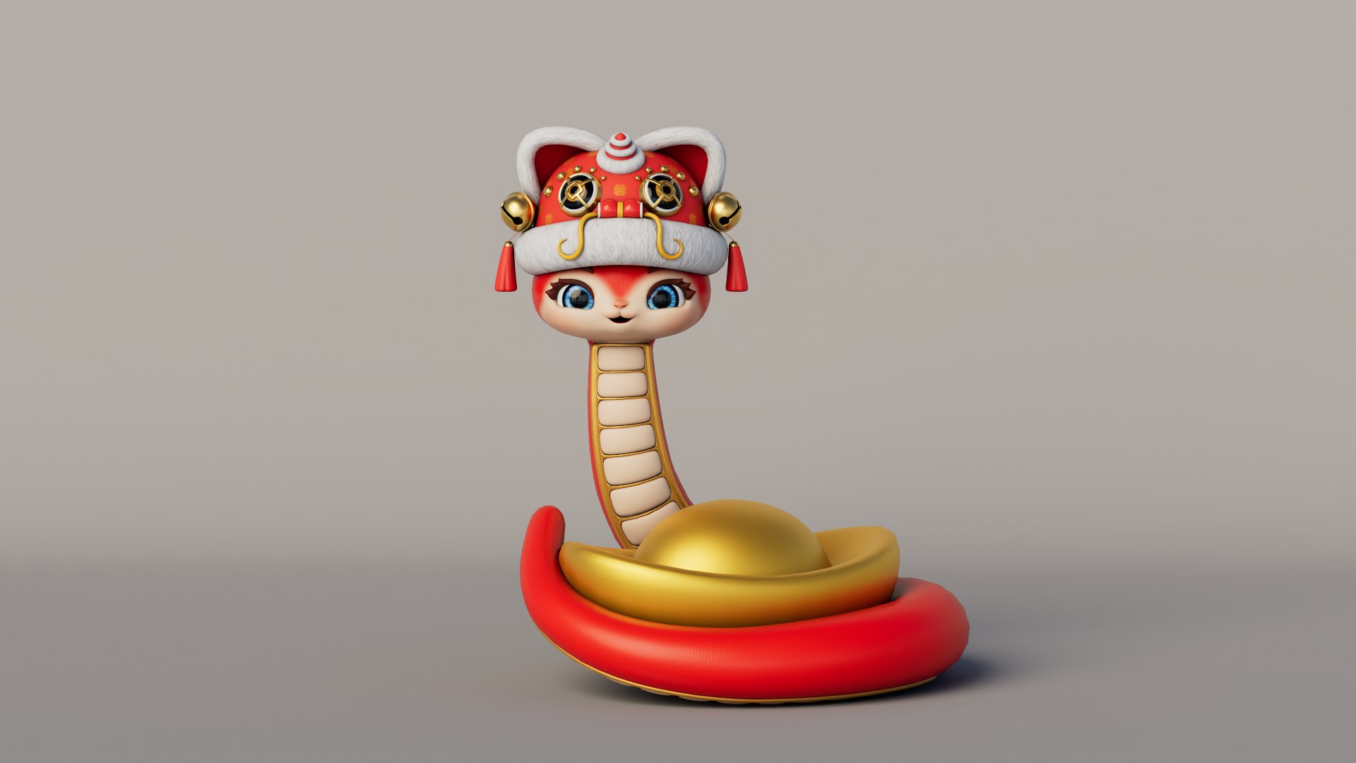 Rigged Cartoon Snake 3D Model - TurboSquid 2232582