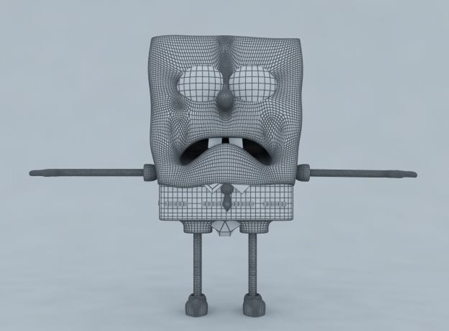 3d Model Spongebob Squarepants