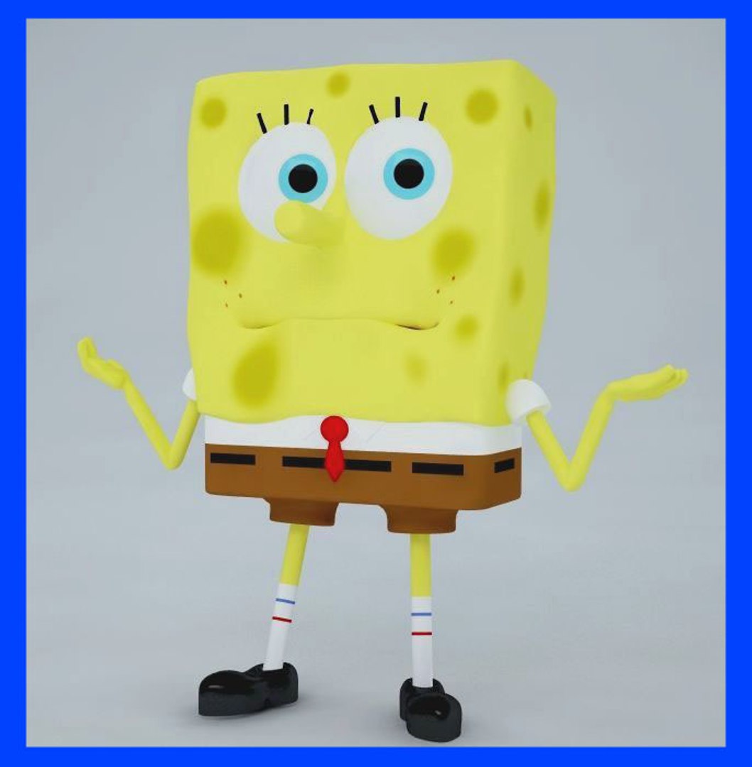 3d Model Spongebob Squarepants