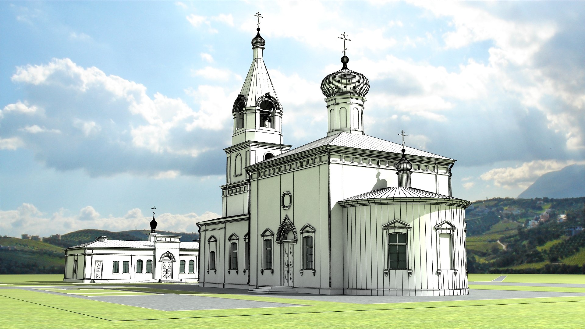 3d Church Building
