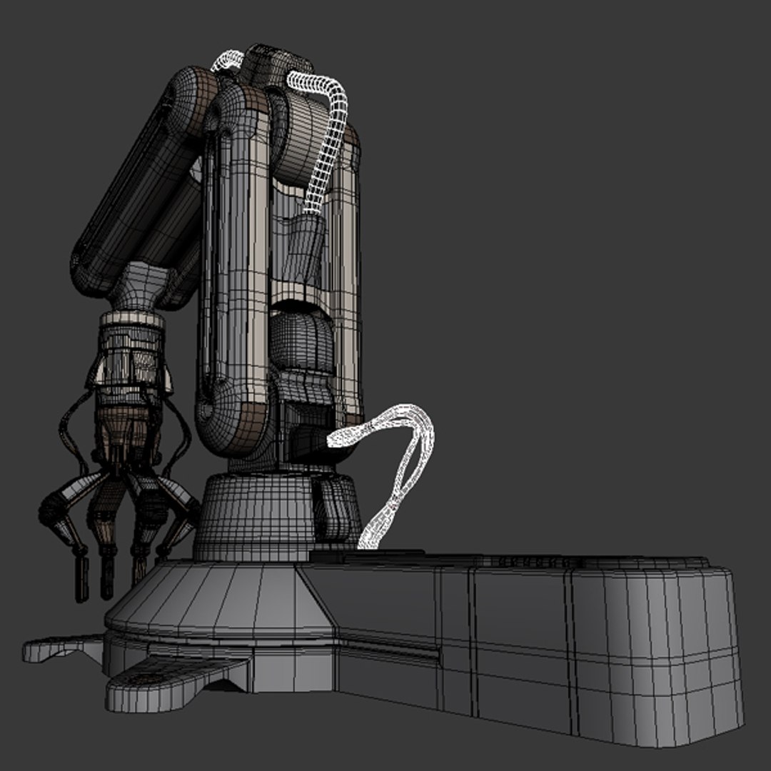 Robotic Arm 3d 3ds