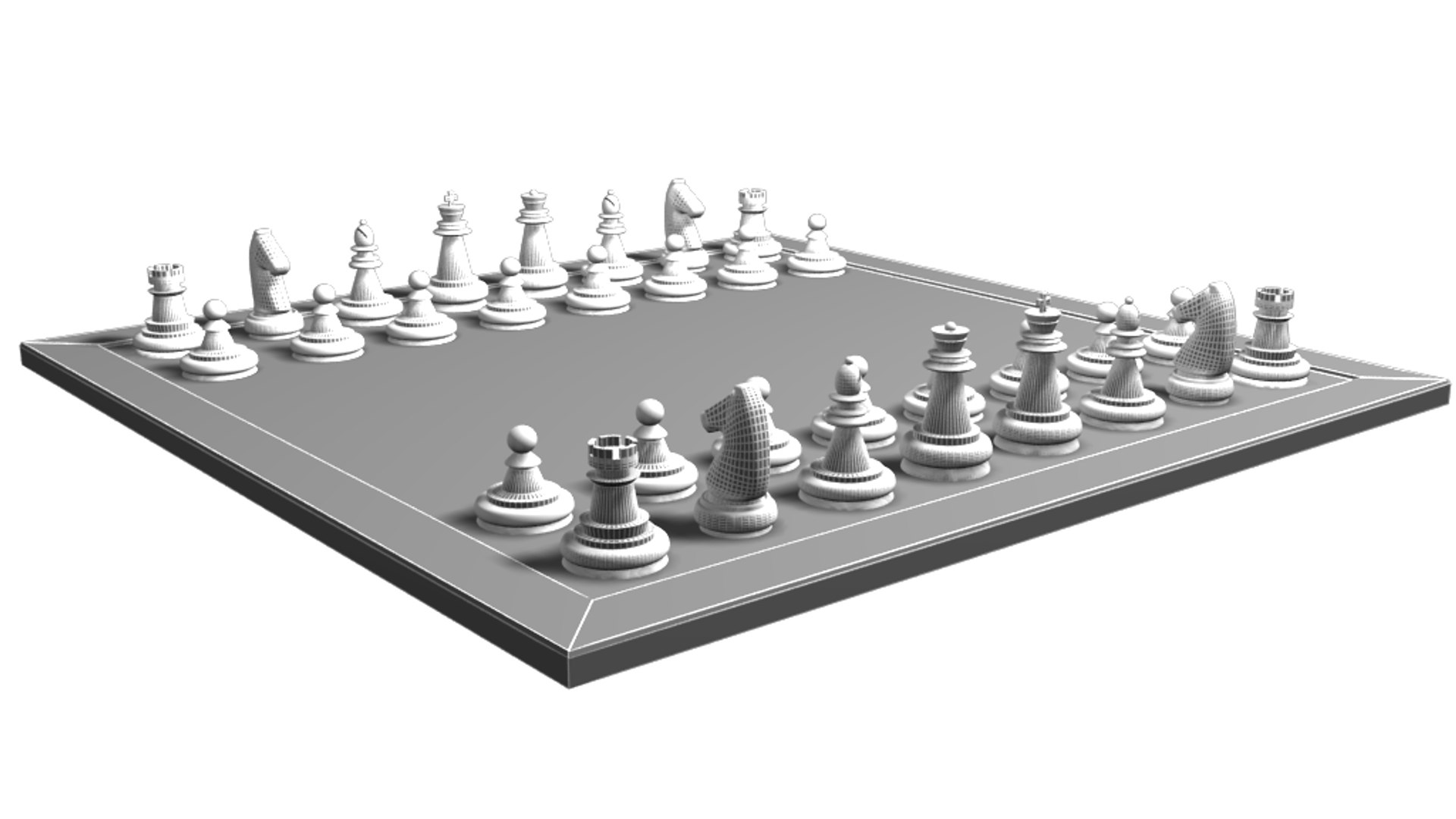 Chess Games 3d Model