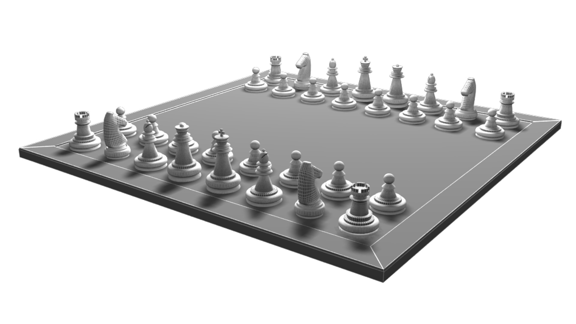 Chess Games 3d Model