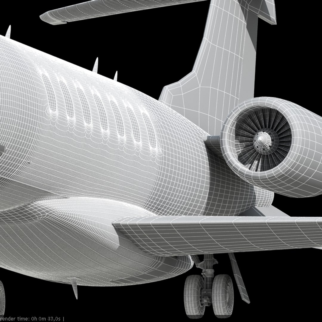 Bombardier Learjet 85 Airplane 3d Model