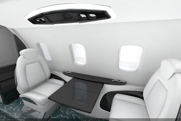bombardier learjet 85 airplane 3d model