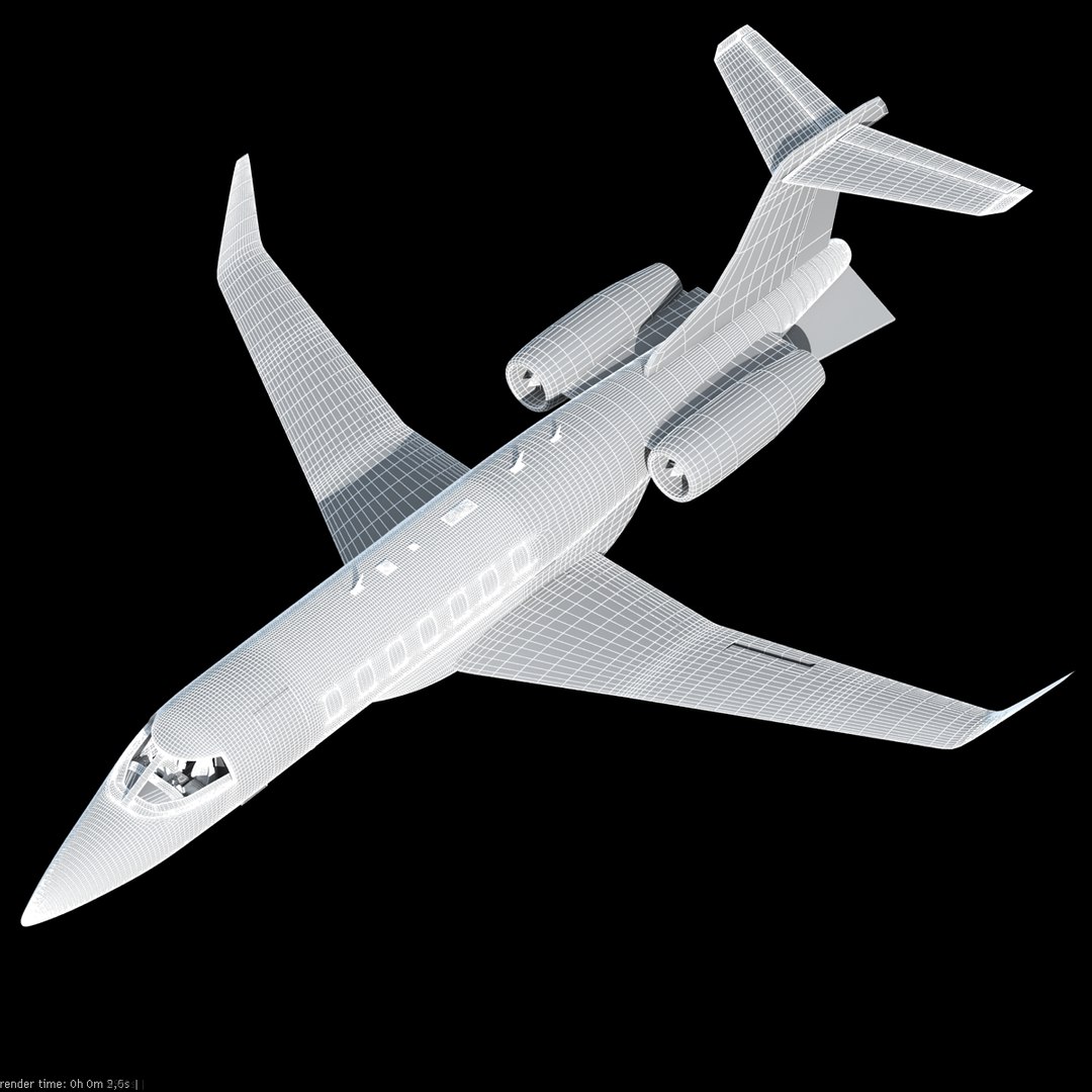 Bombardier Learjet 85 Airplane 3d Model