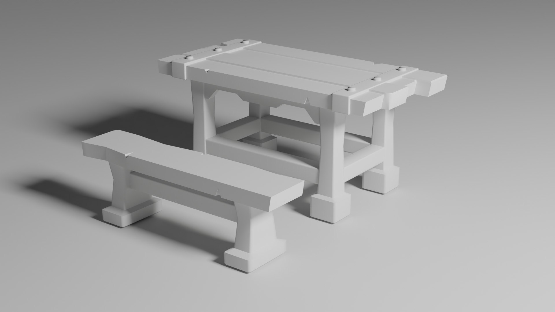 3D Medieval Table 2 Model - TurboSquid 2347398