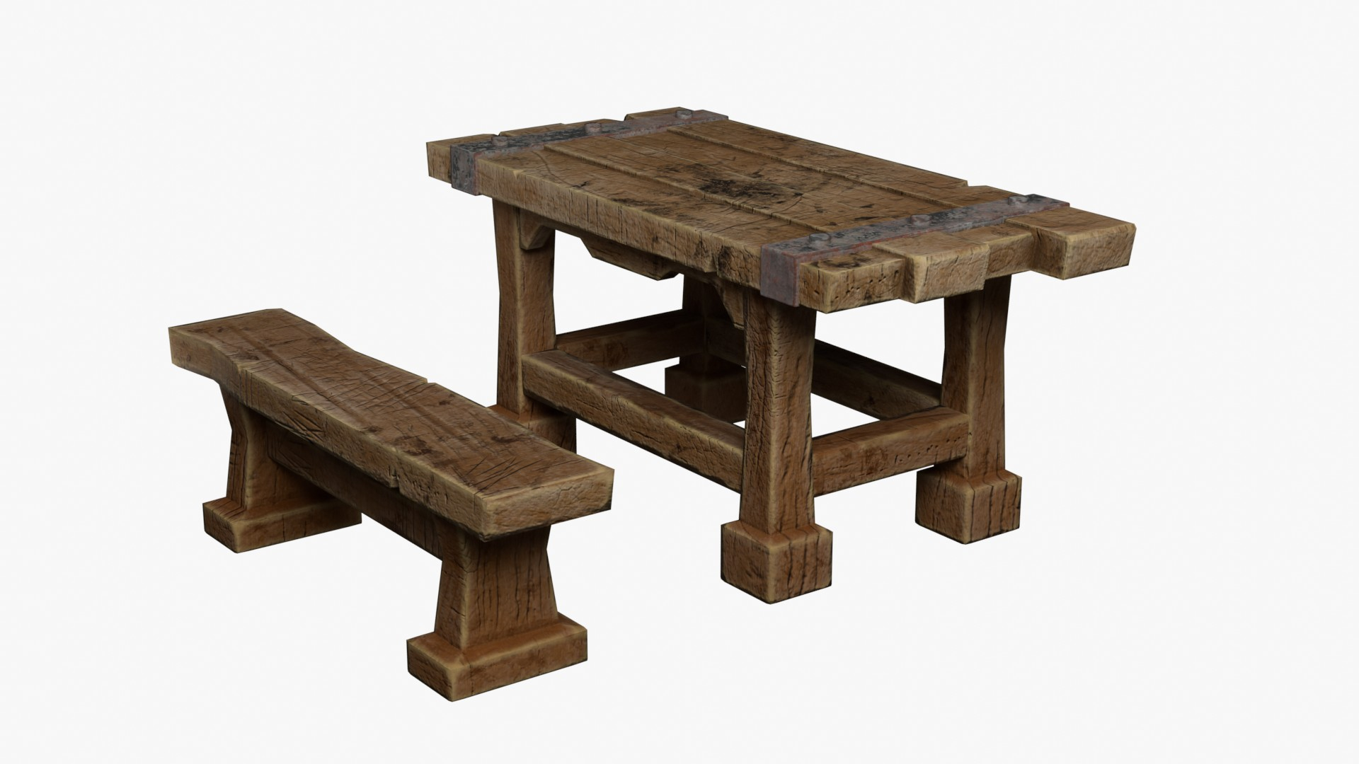 3D Medieval Table 2 Model - TurboSquid 2347398