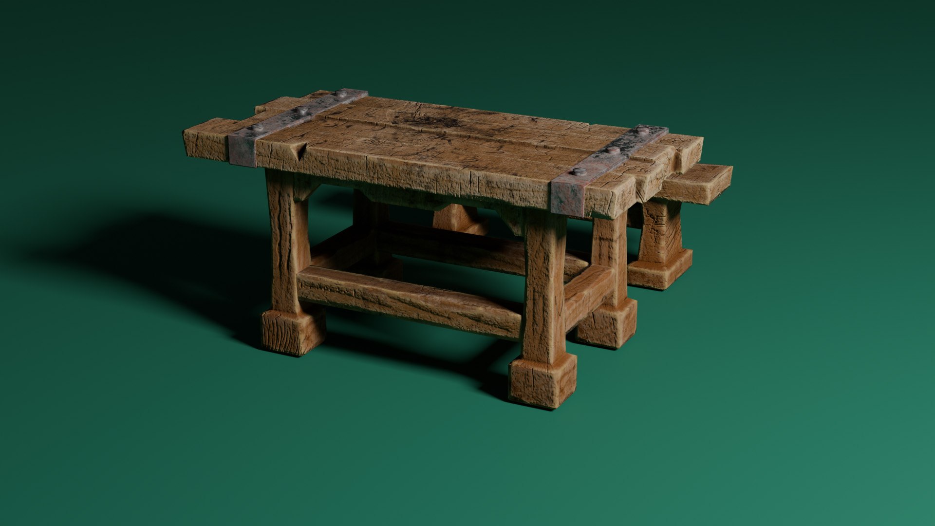 3D Medieval Table 2 Model - TurboSquid 2347398