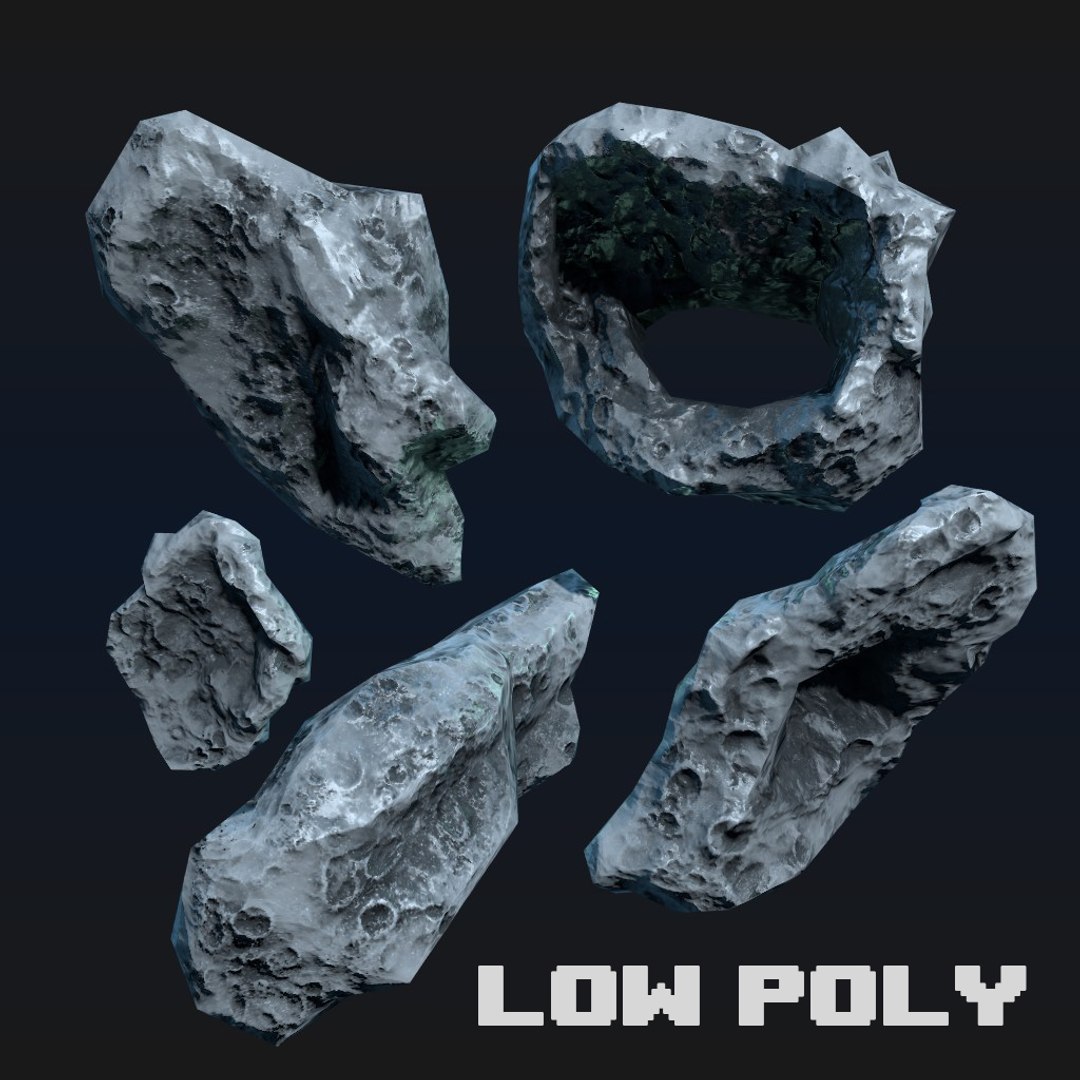 3d Model Asteroids