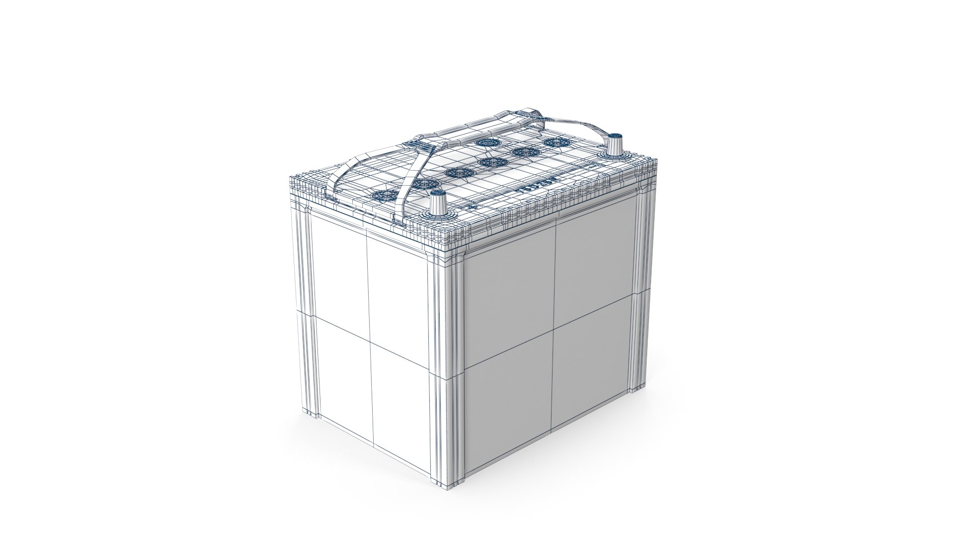 Car Battery 3D Model - TurboSquid 2048221