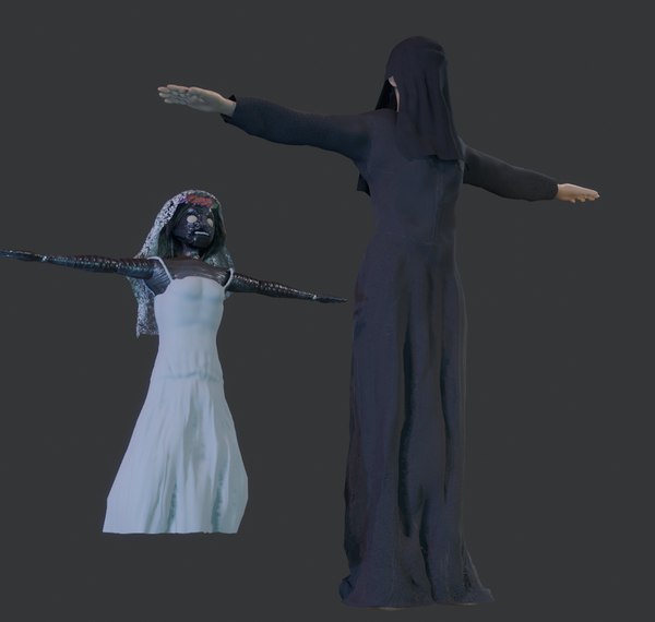 3D Donna Beneviento and Angie Resident Evil Village model - TurboSquid ...